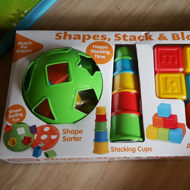Fun Time Shapes, Stack & Blocks, Hobbies & Toys, Toys & Games on Carousell