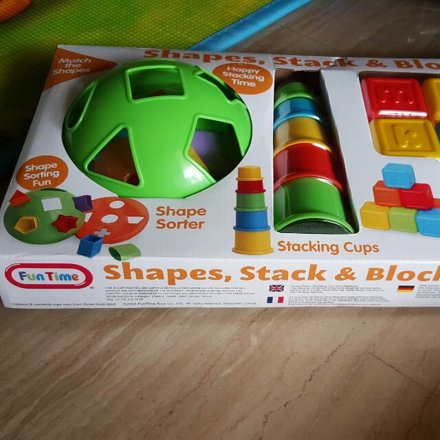 Fun Time Shapes, Stack & Blocks, Hobbies & Toys, Toys & Games on Carousell