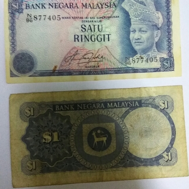 Malaysia RM1 Note, Hobbies & Toys, Collectibles & Memorabilia, Currency ...
