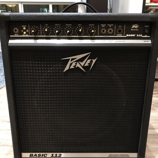 Peavey Basic 112 Bass Amplifier, Hobbies & Toys, Music & Media, Music ...