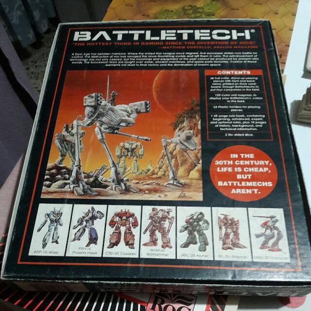 1985 Battletech -- A Game Of Armored Combat 2nd Edition, 1604, Hobbies ...
