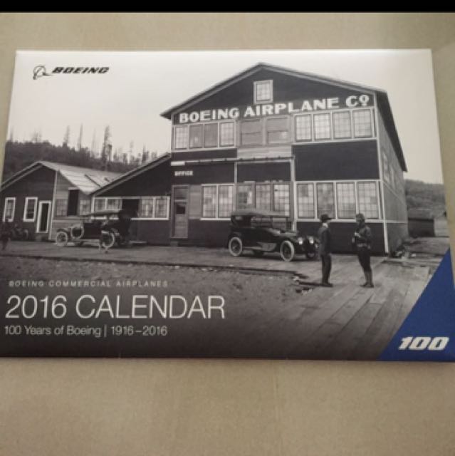 Boeing 100 Year Calendar, Everything Else on Carousell