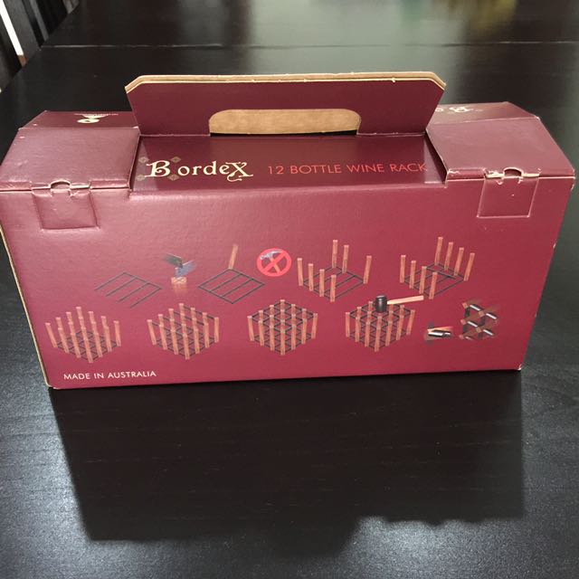 Bordex Wine Rack -12 Bottle, TV & Home Appliances, Kitchen Appliances ...