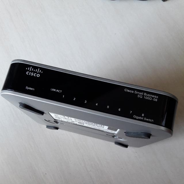 Cisco 8-Port Gigabit Switch SG100D-08, Computers & Tech, Parts ...