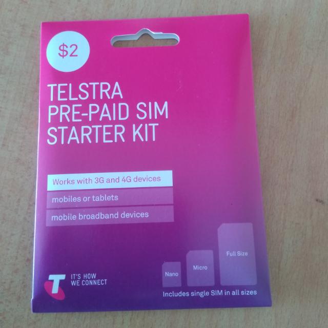 (Instock) Australia (Telstra) Pre-paid SIM, Mobile Phones & Gadgets ...