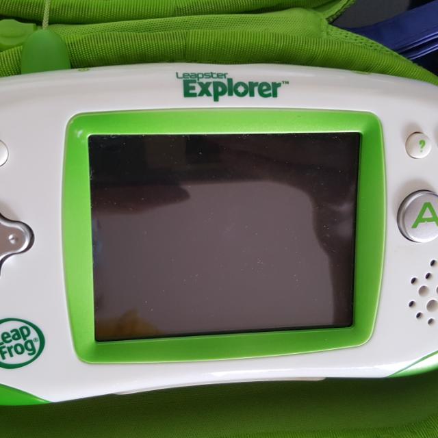 Leapster Explorer With 3 Games & Adaptor, Hobbies & Toys, Toys & Games ...