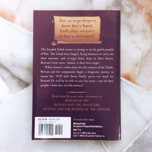 Rowan And The Zebak, Hobbies & Toys, Books & Magazines, Storybooks on ...