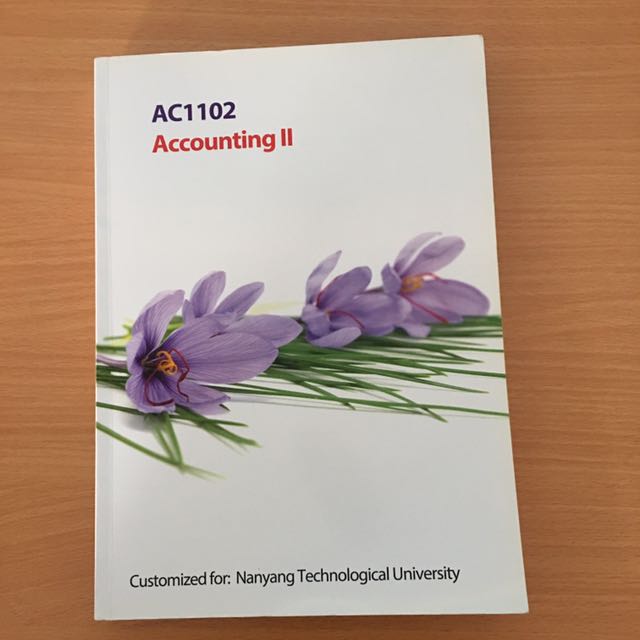 AC1102 Accounting 2 Textbook, Books & Stationery, Fiction on Carousell