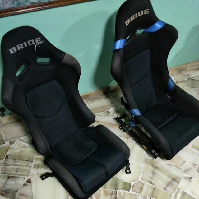 BRIDE Full Bucket + Semi-Bucket Seats (CS3 Rails), Car Accessories on ...