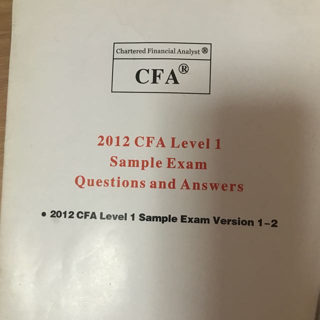 CFA Level 1: Note Book + Exam (Kaplan Schweser), Hobbies & Toys, Books ...