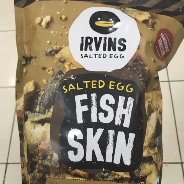 Irvins Fish Skin Salted Egg, Food & Drinks, Packaged & Instant Food on ...