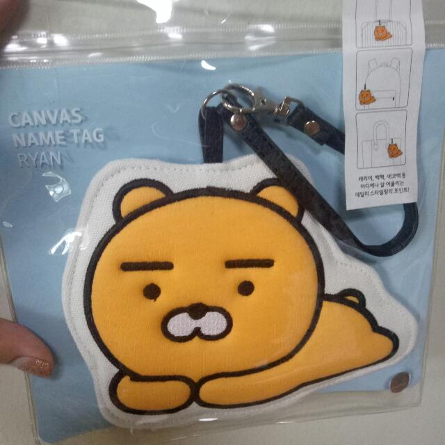 Kakao Friends - Canvas Name Tag RYAN X 1, Hobbies & Toys, Memorabilia ...