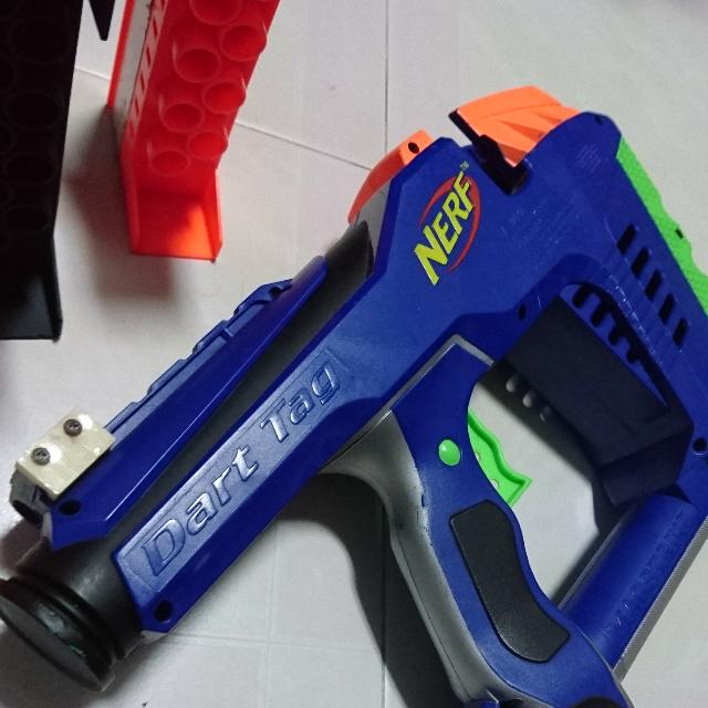 Nerf Magstrike + 3 Clips, Hobbies & Toys, Toys & Games on Carousell
