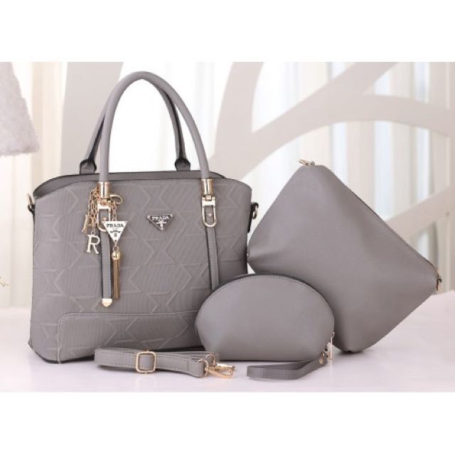 PRADA ( 3 IN 1 SET ) - DESIGNER INSPIRED, Women's Fashion, Bags & Wallets, Purses & Pouches on ...