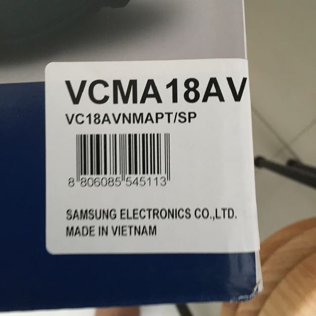 Samsung Vaccum cleaner VCMA18AV, TV & Home Appliances, Vacuum Cleaner ...