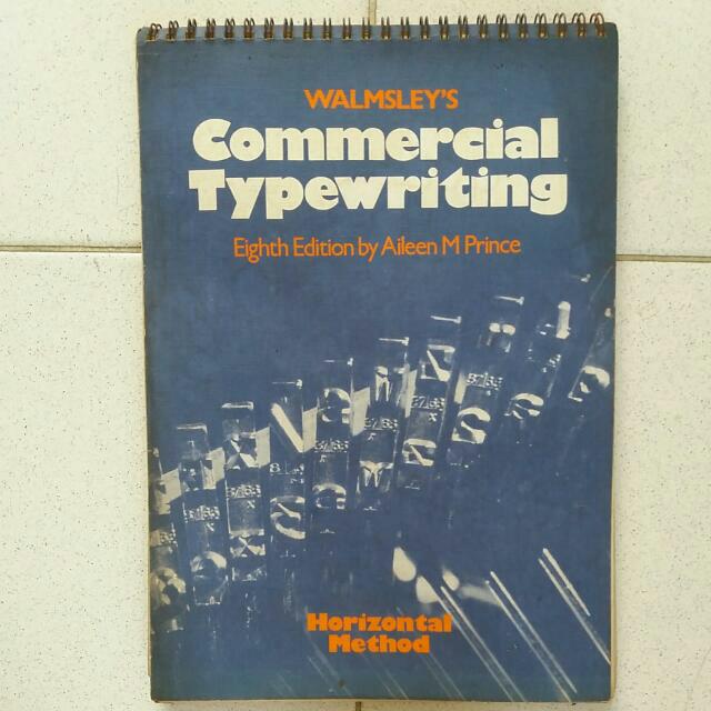 Vintage Typewriting Book, Hobbies & Toys, Books & Magazines, Textbooks ...