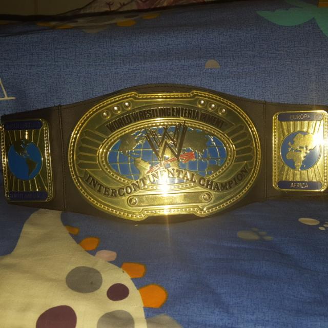 Wwe Wwf Wrestling Intercontinental Championship Title Belt Champion ...