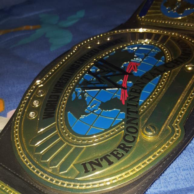 Wwe Wwf Wrestling Intercontinental Championship Title Belt Champion ...