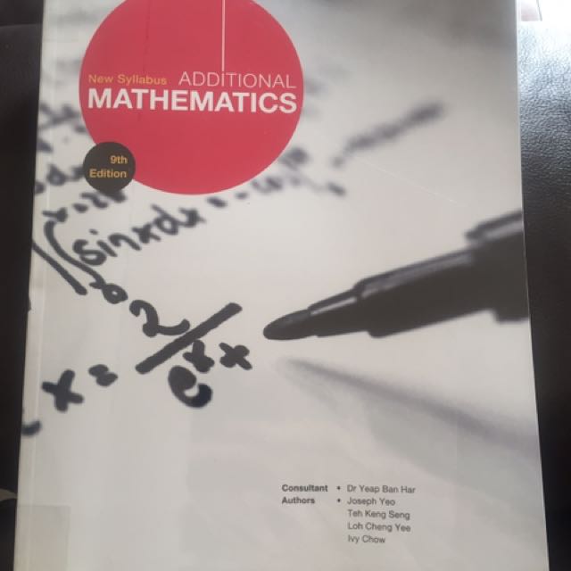 Additional Mathematics Textbook, Hobbies & Toys, Books & Magazines ...