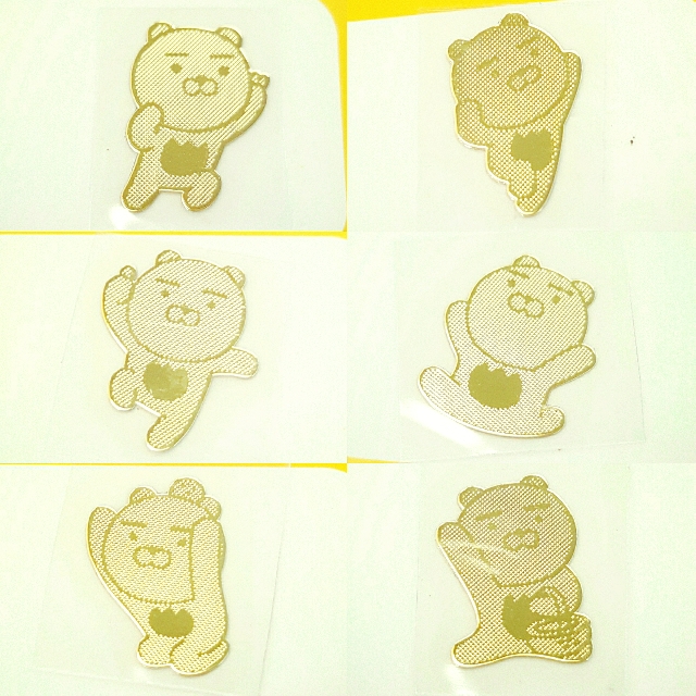 kakao friends ryan sticker action set produce101 logo sticker, 興趣及遊戲 ...