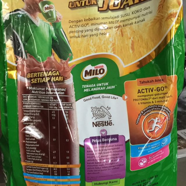 Milo Refill Pack 2.2kg, Food & Drinks, Packaged & Instant Food on Carousell