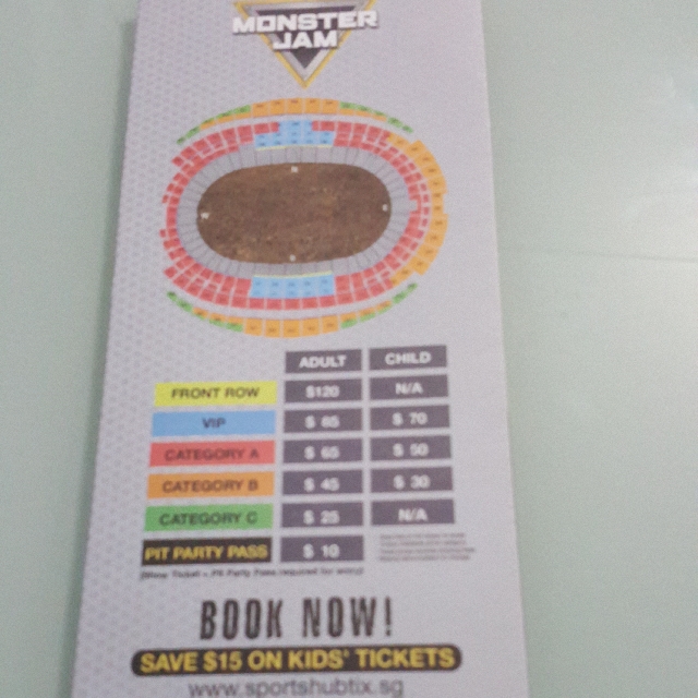 Monster Jam Tickets, Tickets & Vouchers, Event Tickets on Carousell