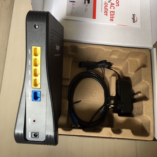 SingTel AC Elite Wireless Router, Computers & Tech, Parts & Accessories ...