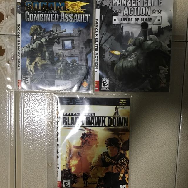 Ps2 Army Warfare special set of 3 - Socom US U.S Navy Seals Combined ...