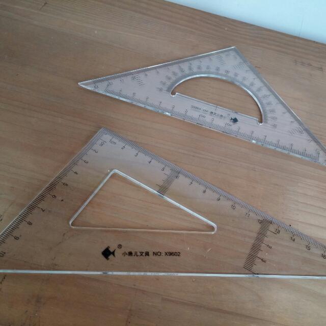 Triangle Ruler, Hobbies & Toys, Stationery & Craft, Other Stationery ...