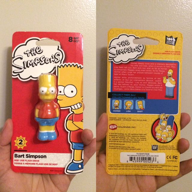 Authentic USB Flash Drive - Minion, Simpsons, Family Guy, Computers ...