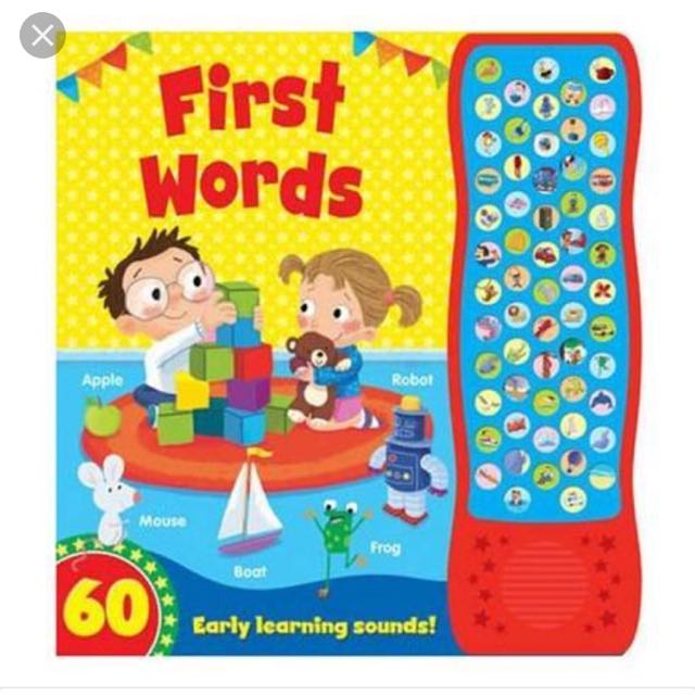 First Words 60 Learning Sounds, Babies & Kids, Infant Playtime on Carousell