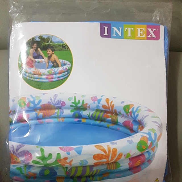Intex 3 Ring Pool, Babies & Kids, Infant Playtime on Carousell