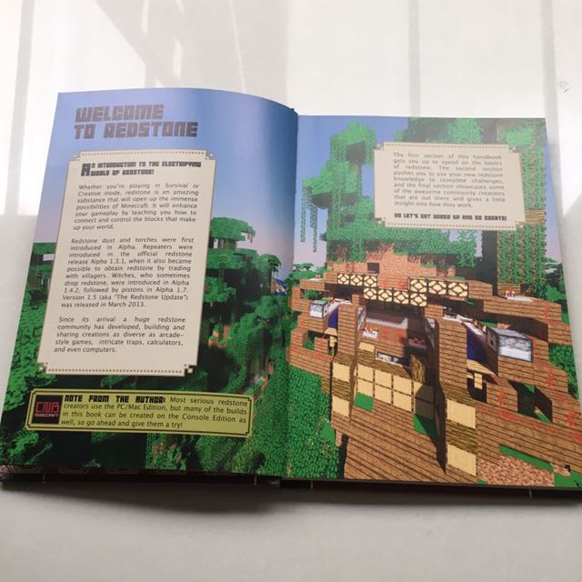 Minecraft Red stone handbook Hardcover, Hobbies & Toys, Books ...