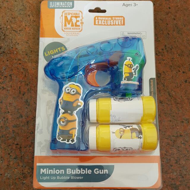 Minion Bubble Gun From Universal Studio!, Hobbies & Toys, Toys & Games ...