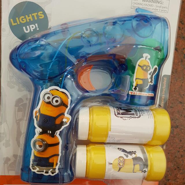 Minion Bubble Gun From Universal Studio!, Hobbies & Toys, Toys & Games ...