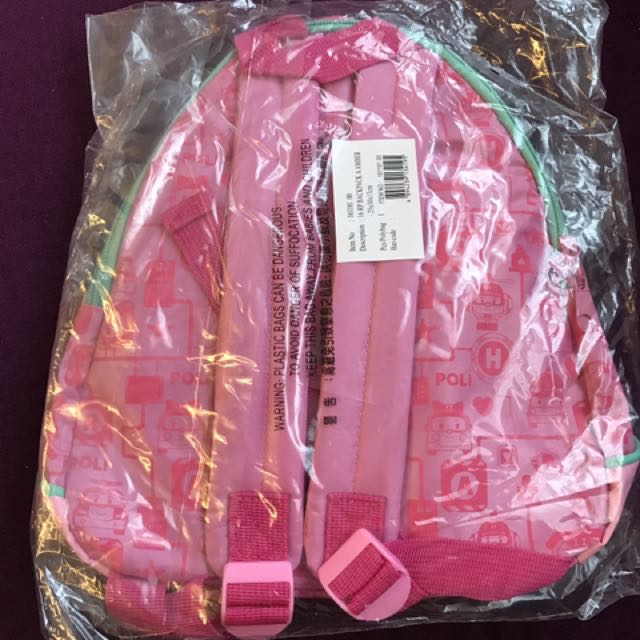 ROBOCAR POLI BAG (AMBER), Babies & Kids, Babies & Kids Fashion on Carousell