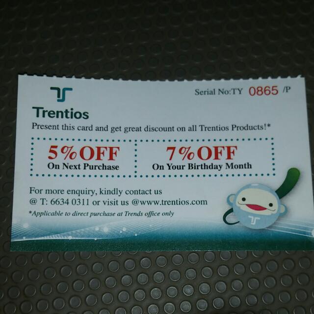 Trentios Aircon Discount Voucher, Tickets & Vouchers, Vouchers on Carousell
