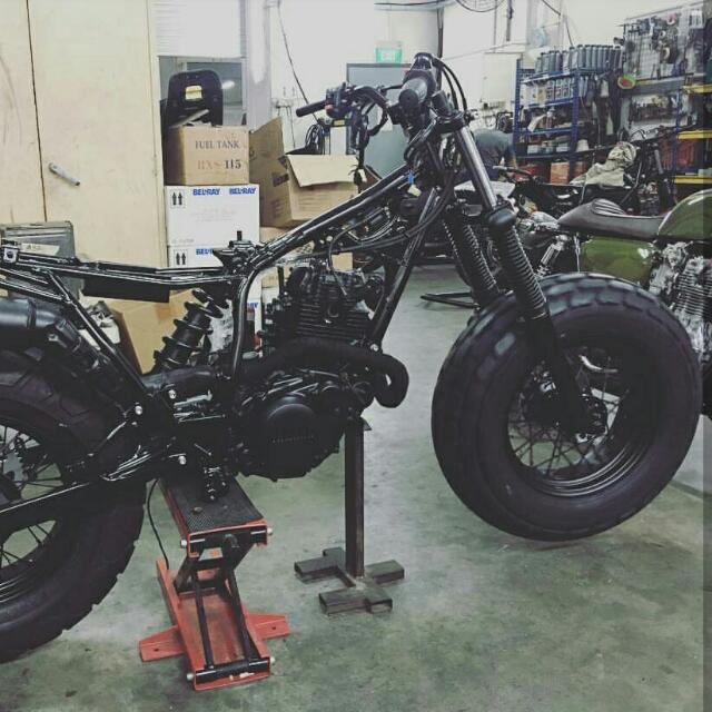 TW200 Custom Fat Front Wheel, Motorcycles, Motorcycles for Sale, Class ...