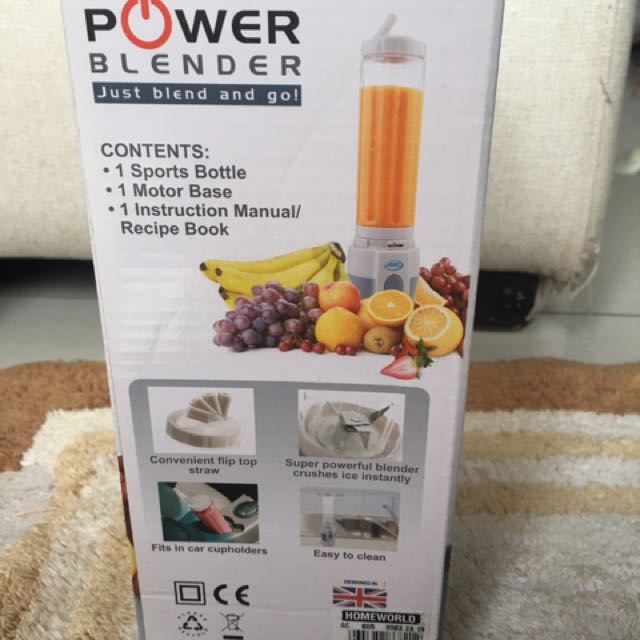 Unused JML Power Blender with Extra Two Sport Bottles (White), TV ...