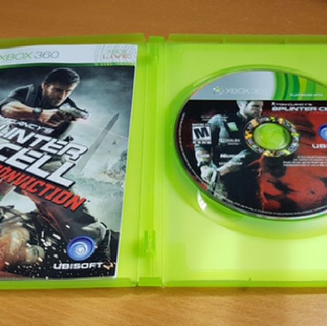 Xbox 360 Splinter Cell Conviction, Video Gaming, Video Games, Xbox on ...