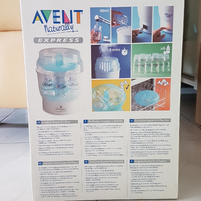 Giving Away: Avent Naturally Express - 6 Bottle Electric Steam ...