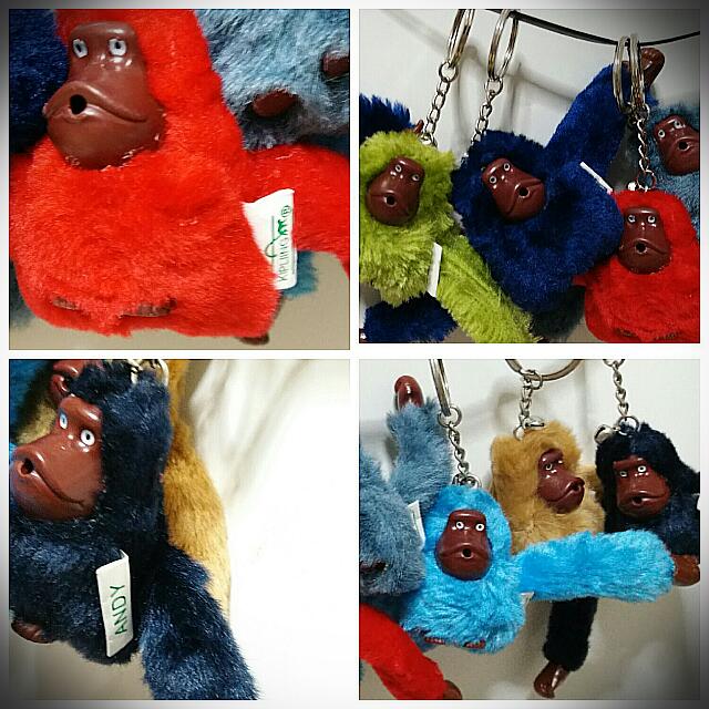 Kipling Ape Monkey Replacement keychain keyring orangutan Furry mascot ...