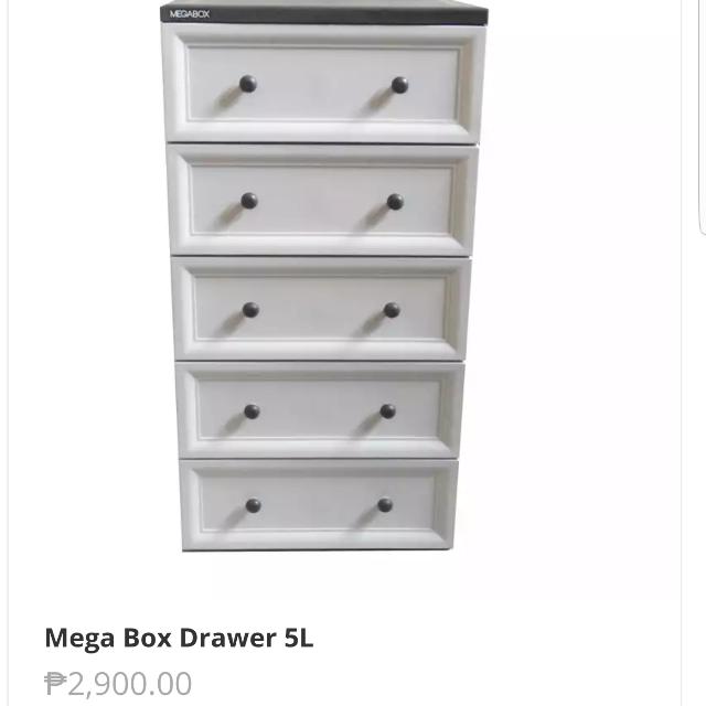 Megabox Cabinet with 5 Drawers, Babies & Kids, Baby Nursery & Kids ...