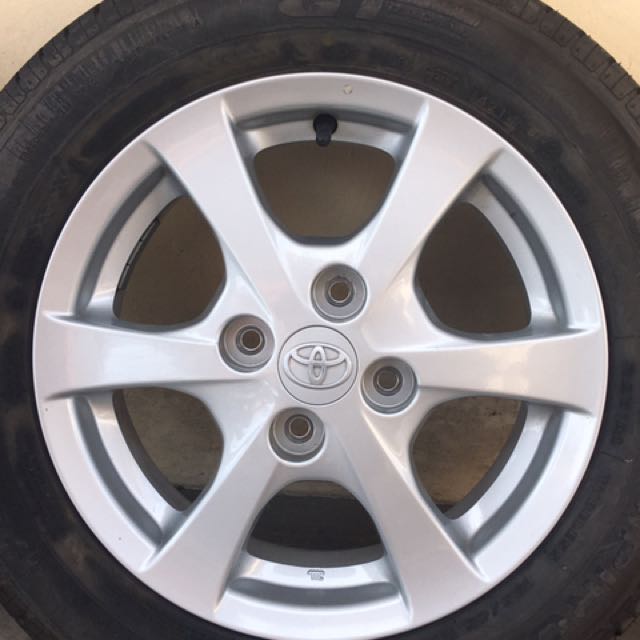 TOYOTA WIGO TIRES & RIMS, Car Parts & Accessories on Carousell