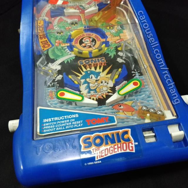 Vintage 1993 Sonic The Hedgehog Supersonic Pinball Machine, Hobbies ...