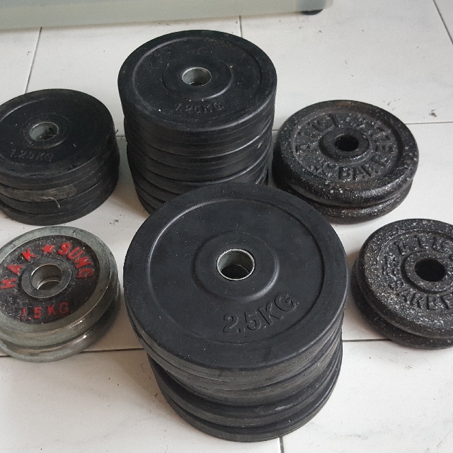 Weider Pro 230 with weights, Sports Equipment, Exercise & Fitness ...