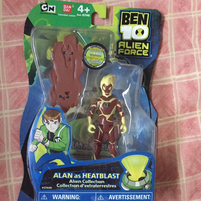 Ben 10 Alan As Heatblast, Hobbies & Toys, Toys & Games on Carousell