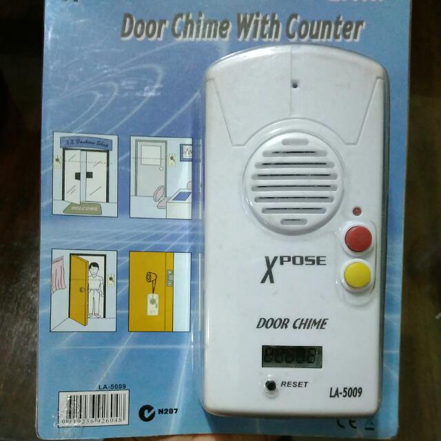 Door Bell / Chime With Counter Senses, Furniture, Others on Carousell