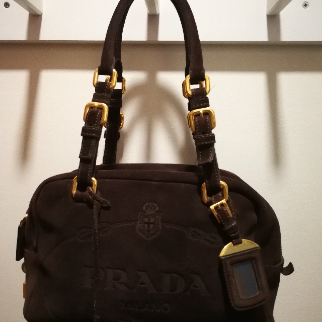 Limited Edition PRADA Suede, Luxury, Bags & Wallets on Carousell