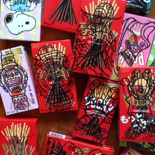 Marvel Comic Sketch On Pocky Box, Hobbies & Toys, Stationery & Craft ...